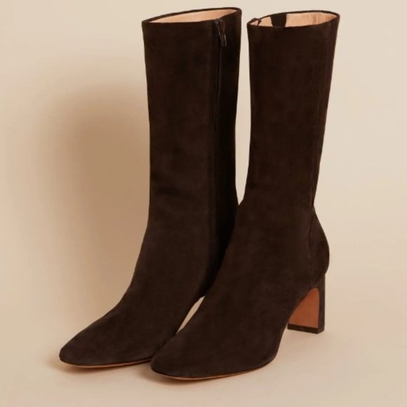 Rouje | Shoes | Iso Rouje Elsa Suede Ebene Boots Size 4 | Poshmark